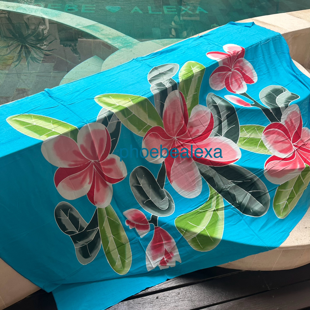 Jual Kain Pantai Bali Jumbo Premium 2 meter Part A | Kain Pantai Lukis Tebal Asli 200x123cm ...