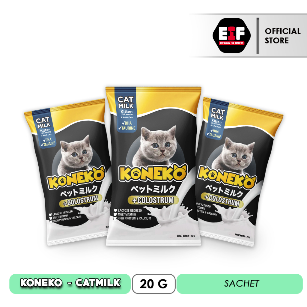 Jual KONEKO Cat Milk 1 Sachet 20 Gram | Shopee Indonesia