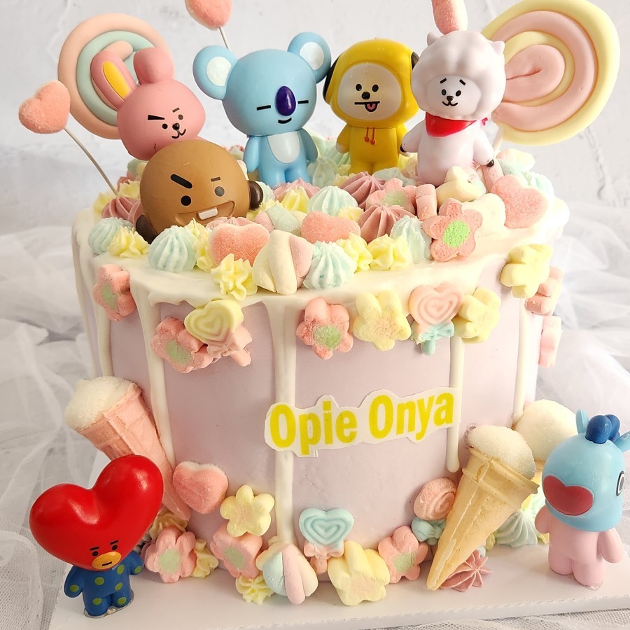 Jual KUE ULANG TAHUN TEMA BT21/ BTS | Shopee Indonesia