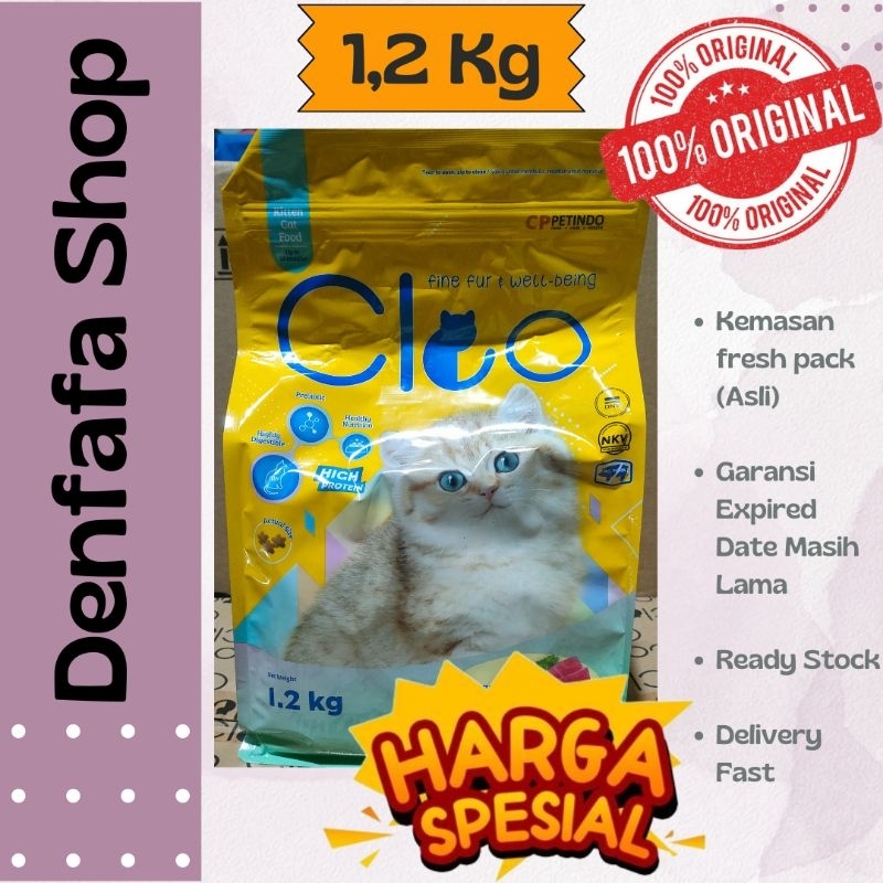 Jual CLEO Kitten ~ Ocean Fish Flavor ~ 1,2 Kg (Dry Food) | Shopee Indonesia