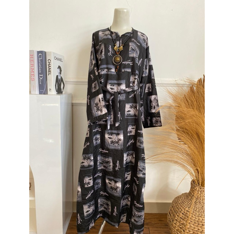 Jual PAKET HEMAT 3 PCS GAMIS MOTIF JUMBO DASTER MUAT SAMPAI BB 90 MURAH ...
