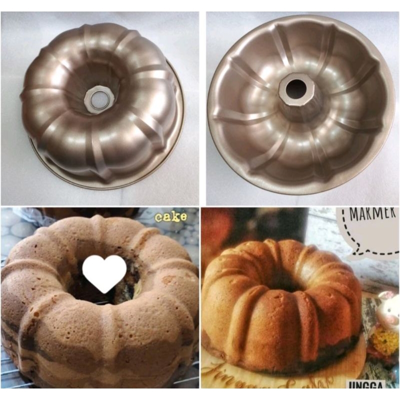 Jual Loyang Bolu Bolong Tengah Teflon Anti Lengket / loyang sultan ...