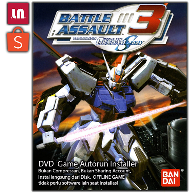 Jual Battle Assault 3 featuring Gundam SEED - PC DVD Game | Shopee ...