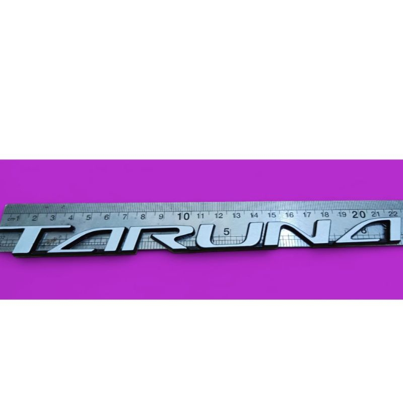 Jual Emblem logo tempel tulisan TARUNA 3D timbul SATU PCS lengkap ...