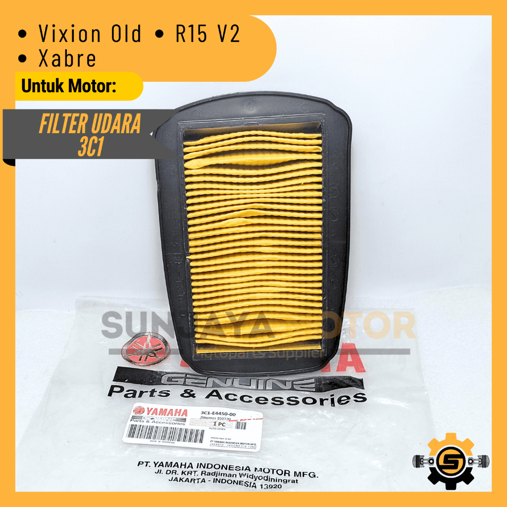 Jual Saringan Udara Yamaha 3C1 Filter Udara Vixion Old Lama R15 V2 ...