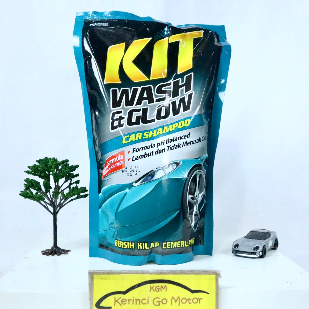 Jual KIT Wash & Glow 720ml Car Shampoo Sampo Sabun Cuci Mobil Motor ...