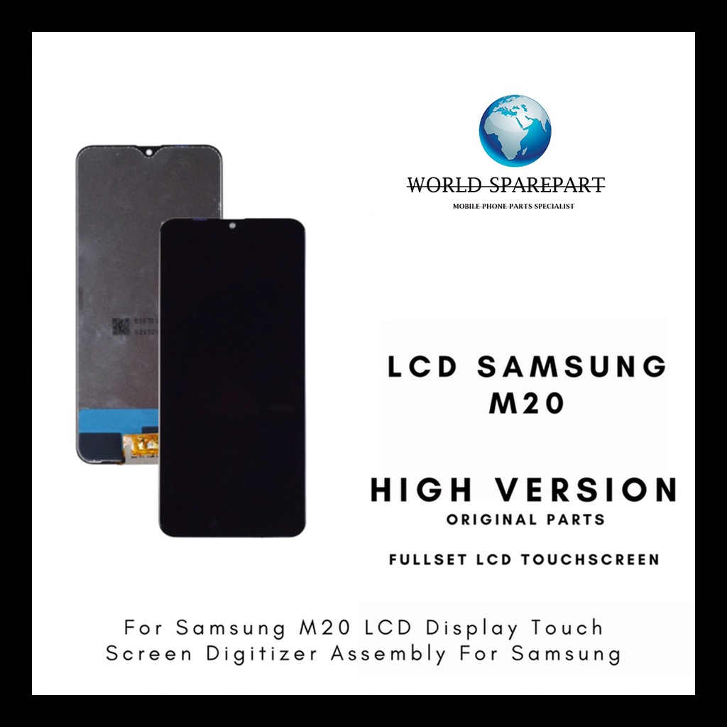 Jual LCD Samsung M20 / M205F Original 100% Fullset Touchscreen Garansi ...