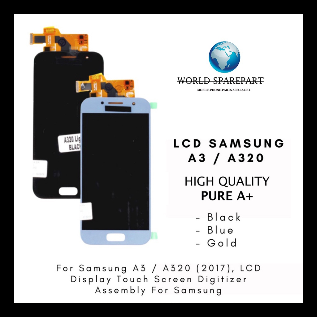Jual LCD Samsung A3 / Samsung A320 2017 Original 100% Fullset ...