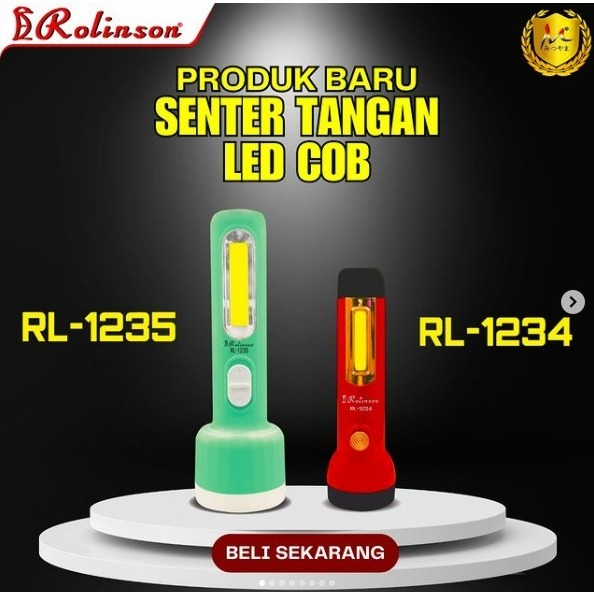 Jual PROMO Senter Genggam Super Terang Senter Emergency Rolinson RL ...