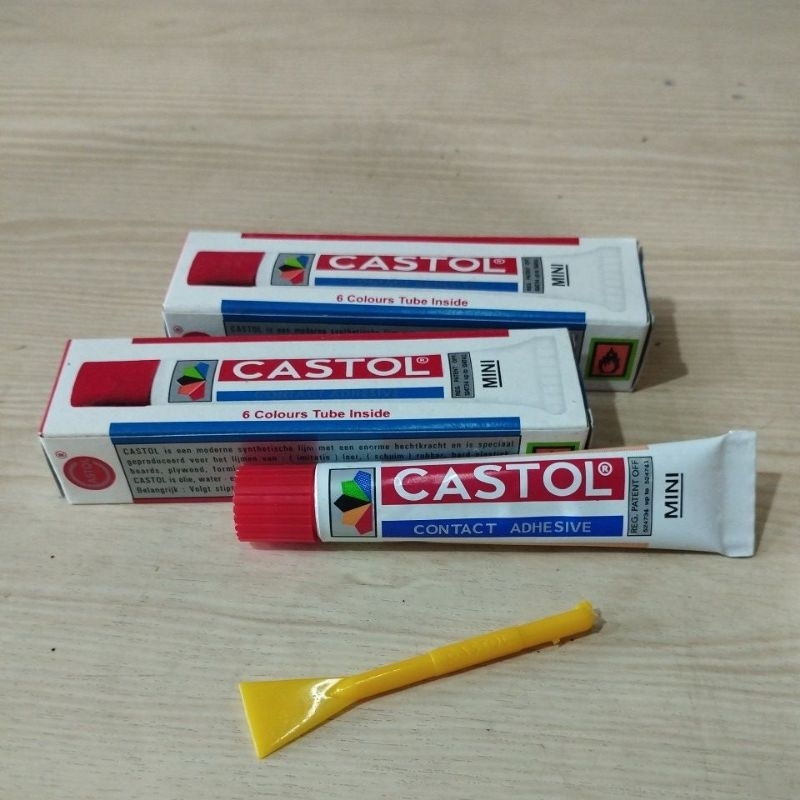 Jual Lem Serbaguna Castol Mini Contact Adhesive 14 CC (AN001) | Shopee ...