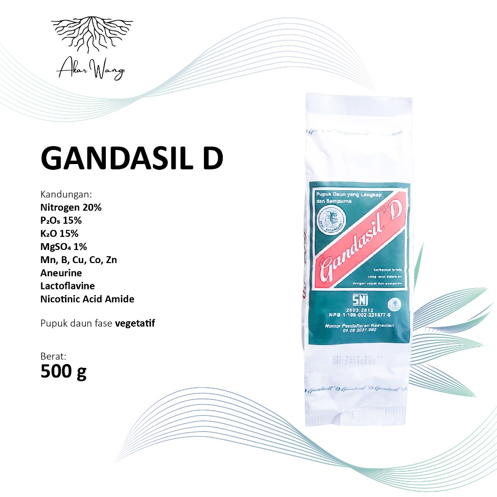 Jual GANDASIL D 500 G | Shopee Indonesia