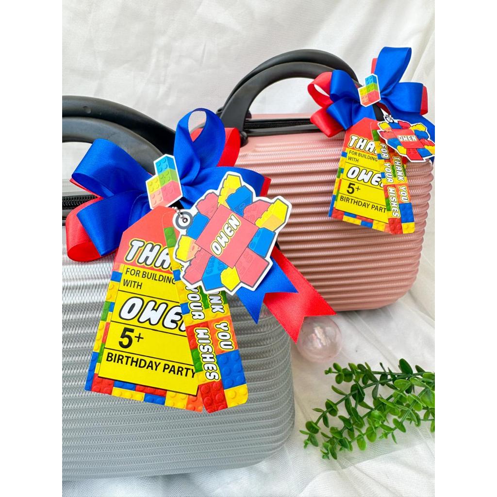 Jual Lego Block Tag Card Birthday / Thanks Card Souvenir Parcel Hampers ...