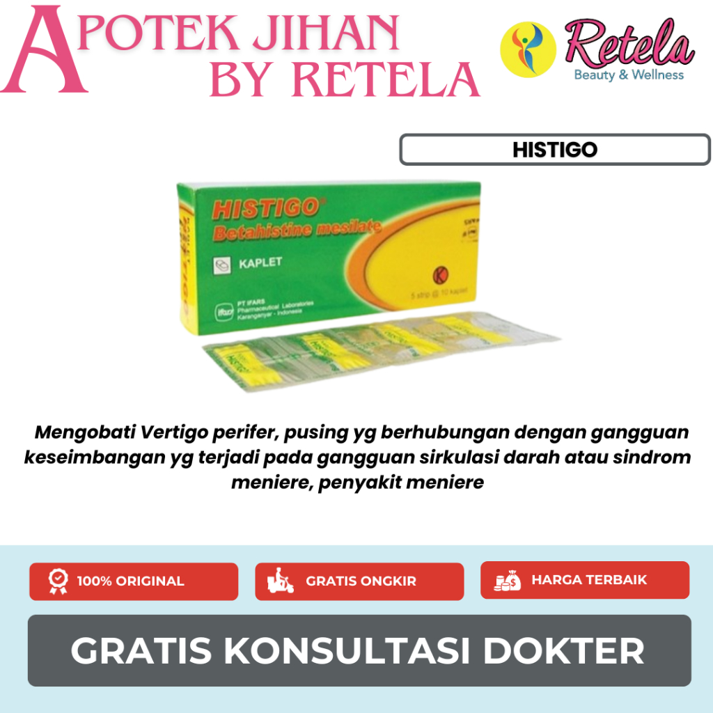 Jual Histigo 6MG 1 Box 5 Strip | Shopee Indonesia