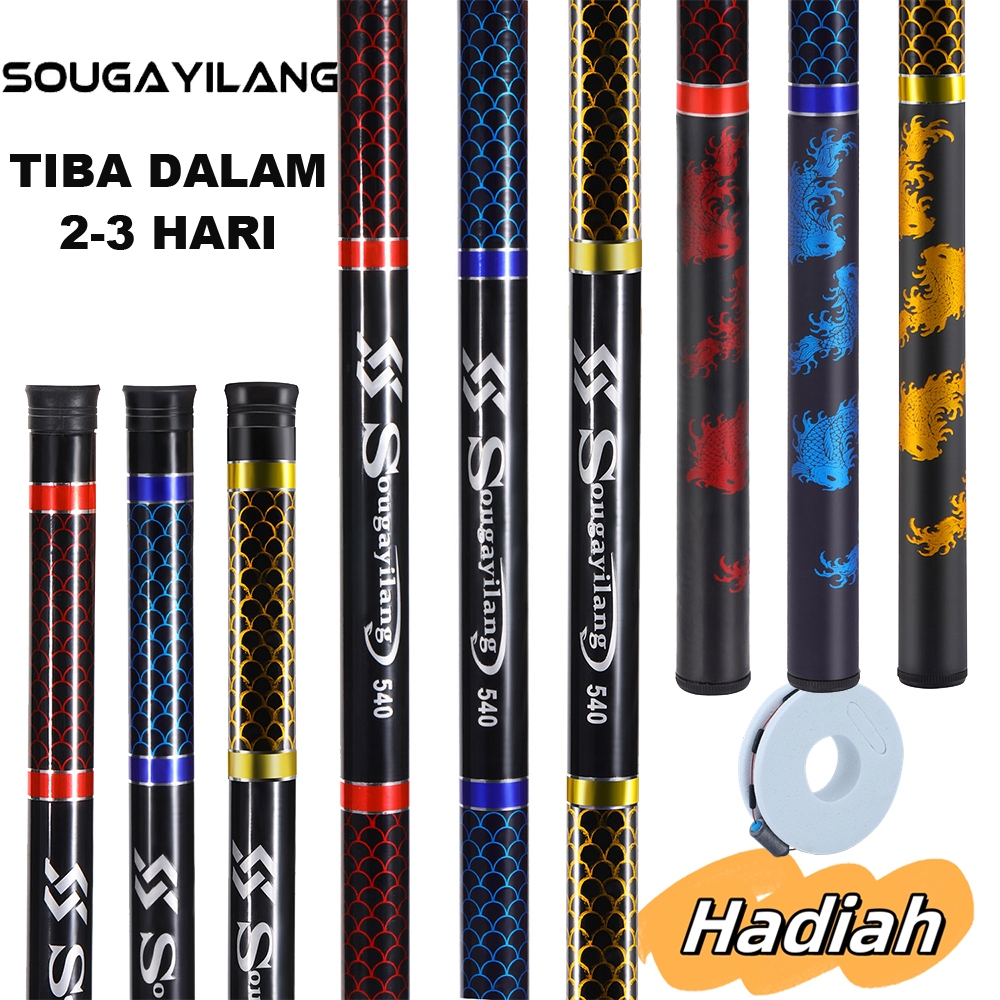 Jual Sougayilang Joran Pancing Portable teleskopis UL 2.7M 3.6M 4.5M 5.4M 6.3M 7.2M murah ...