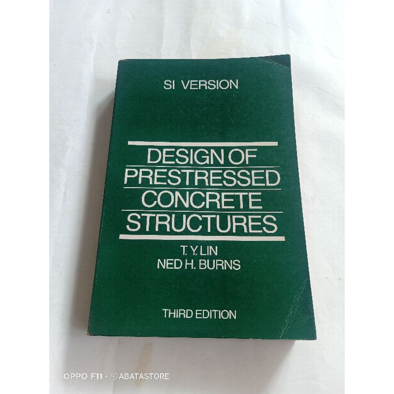 Jual BUKU DESIGN OF PRESTRESSED CONCRETE STRUCTURES T Y LIN NED H BURNS ...