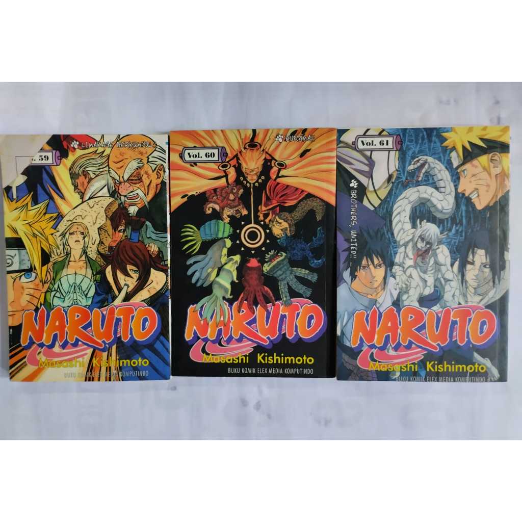 Jual BUKU KOMIK ANAK DAN REMAJA : NARUTO VOL. 59, 60 DAN 61 | Shopee ...