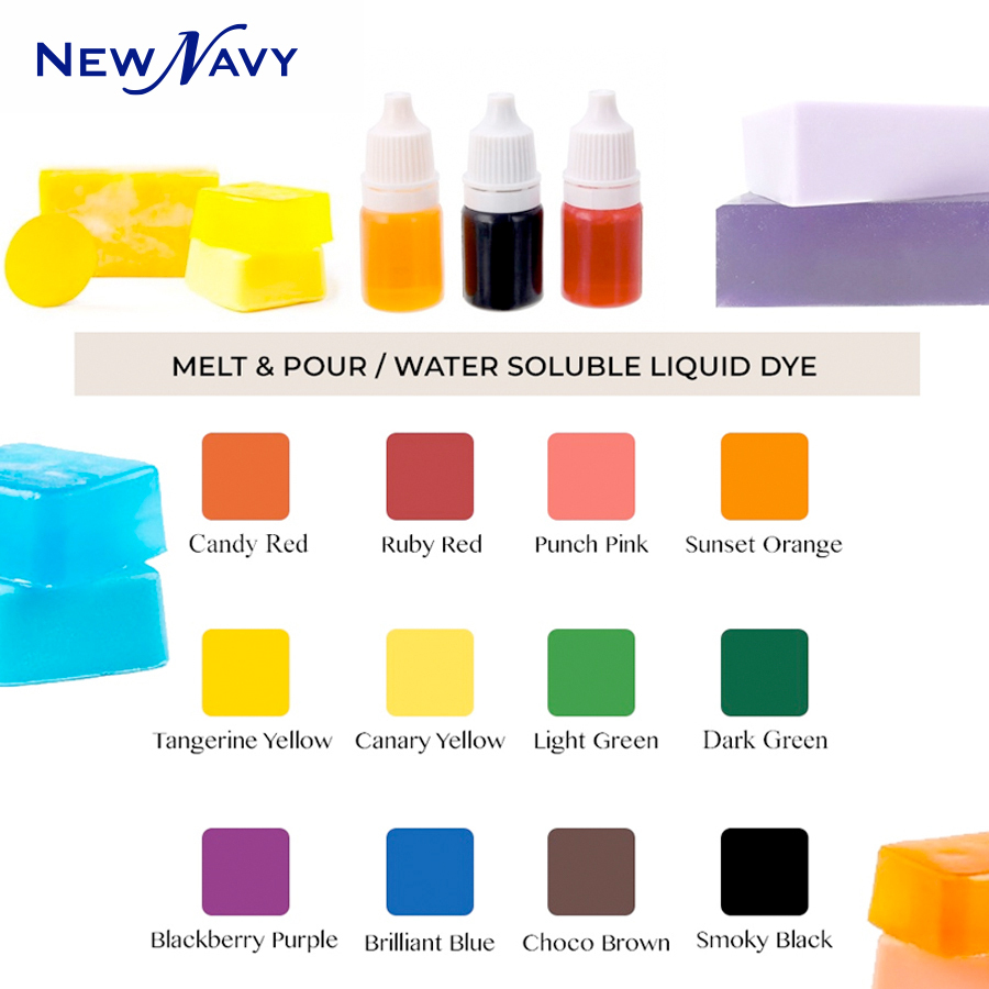 Jual Melt & pour soap colorants / pewarna sabun / kosmetik bentuk cair ...