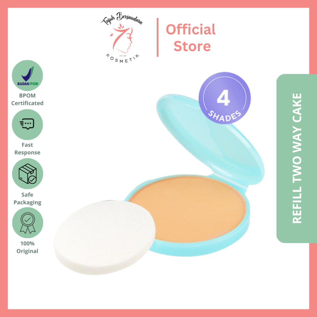 Jual Wardah Refill Everyday Luminous Two Way Cake - Bedak Padat Dengan ...