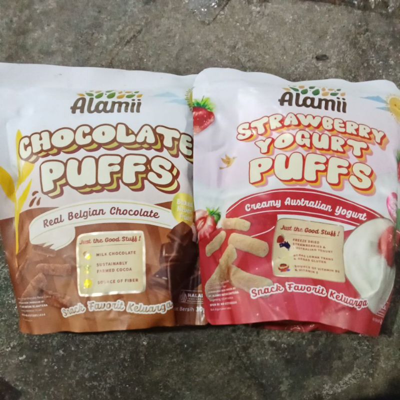 Jual Alamii Chocolate Puffs real Belgian Chocolate 30g | Shopee Indonesia