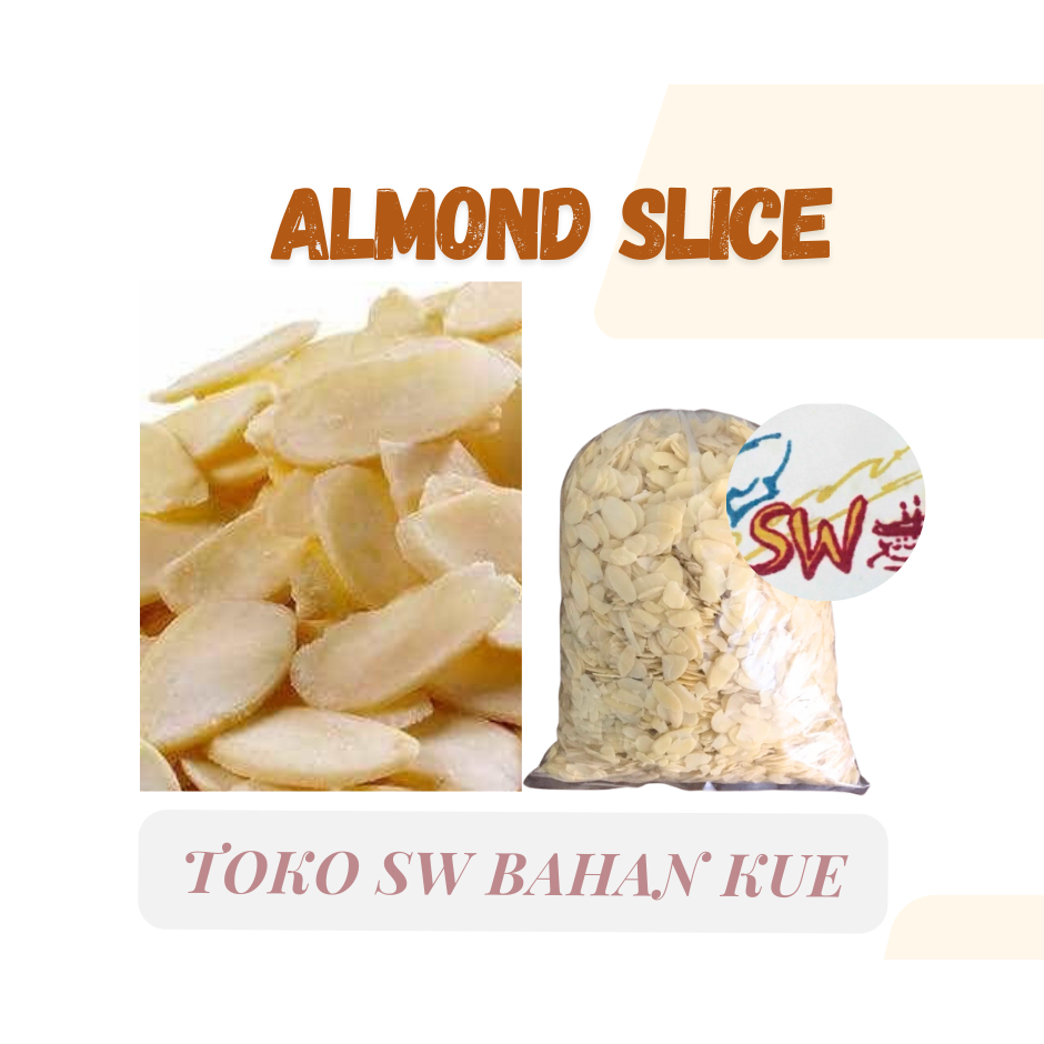Jual KACANG ALMOND SLICE REPACK 100 GR | Shopee Indonesia