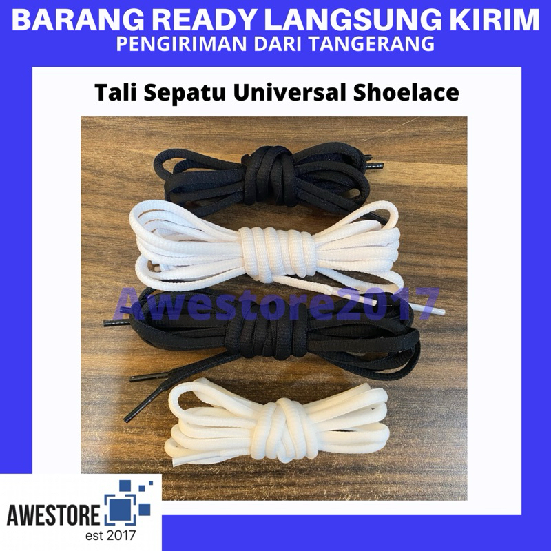 Jual Tali Sepatu Universal Jalan Casual Sport Badminton Lining Basket ...