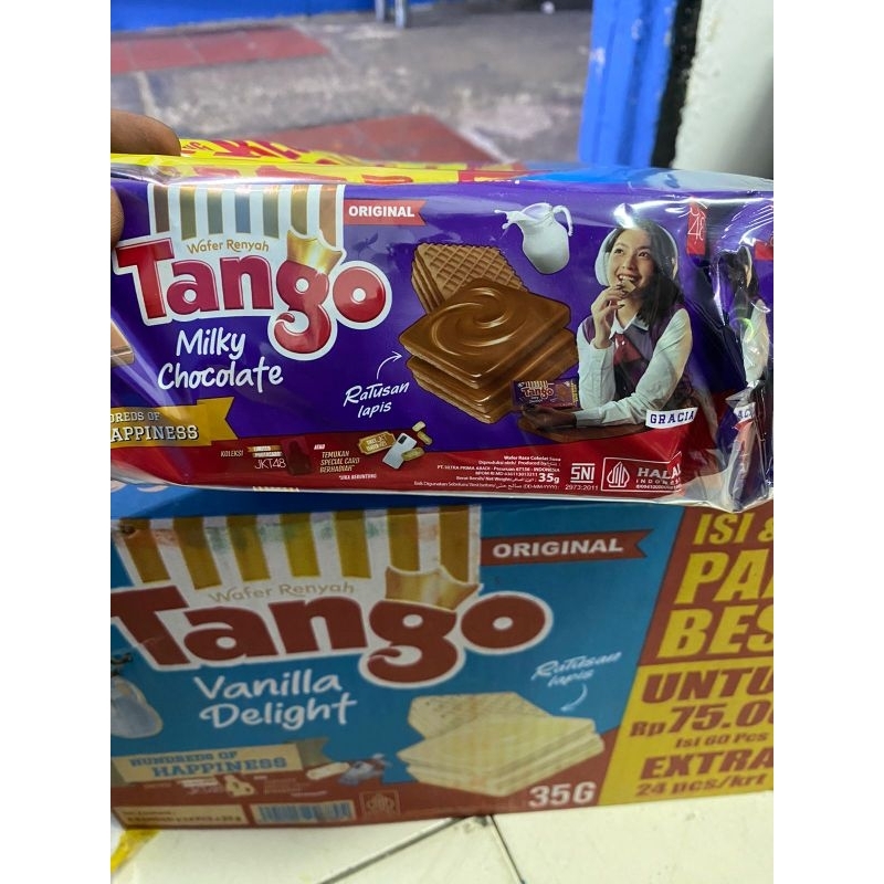 Jual WAFER TANGO X JKT 48 || Isi 1 Karton 6 banded || 1 banded isi 14 ...