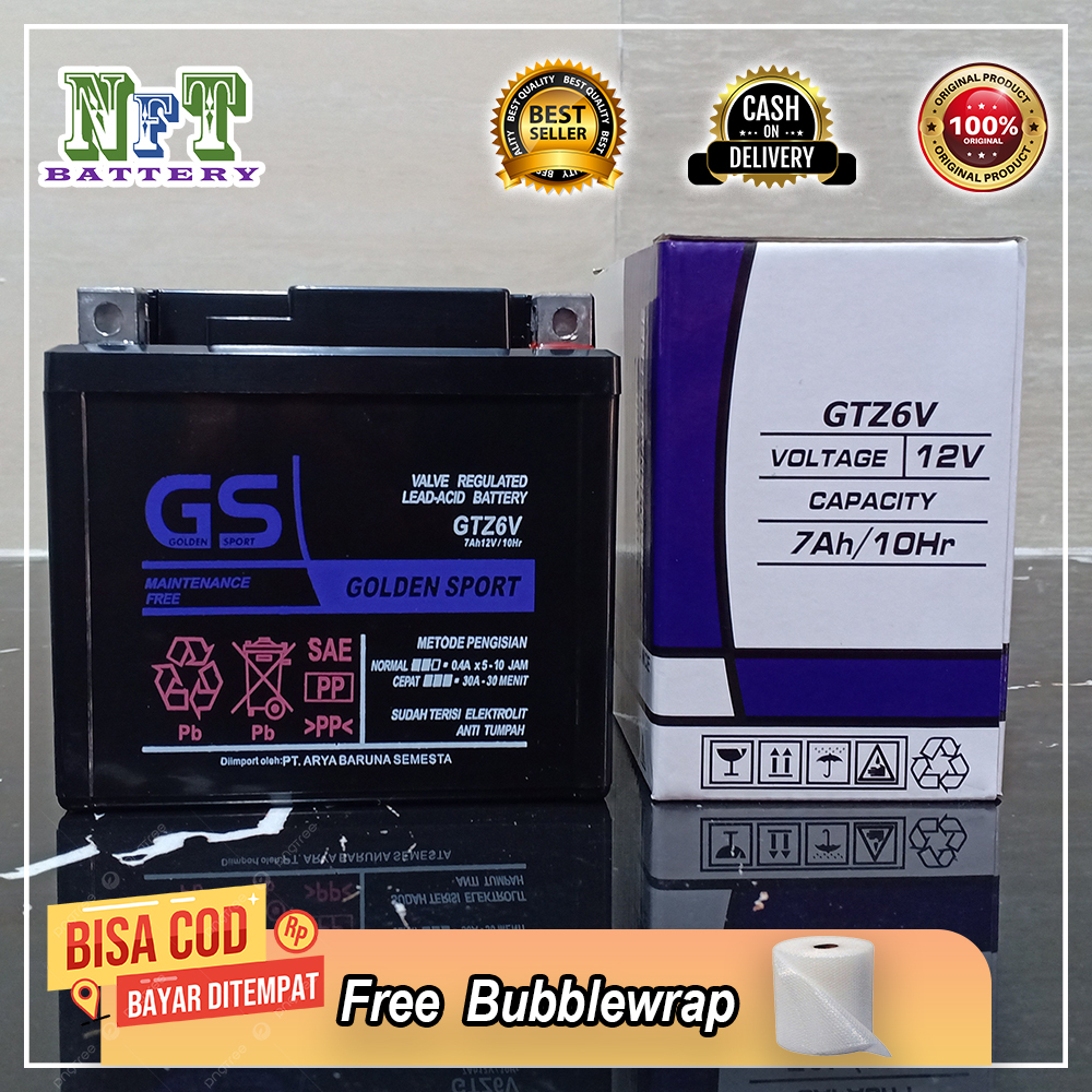 Jual Aki Motor Vario 125/150, Vario 125 Led, Nmax 155, Satria Fu GTZ6V GTZ7S GS Aki Kering MF ...