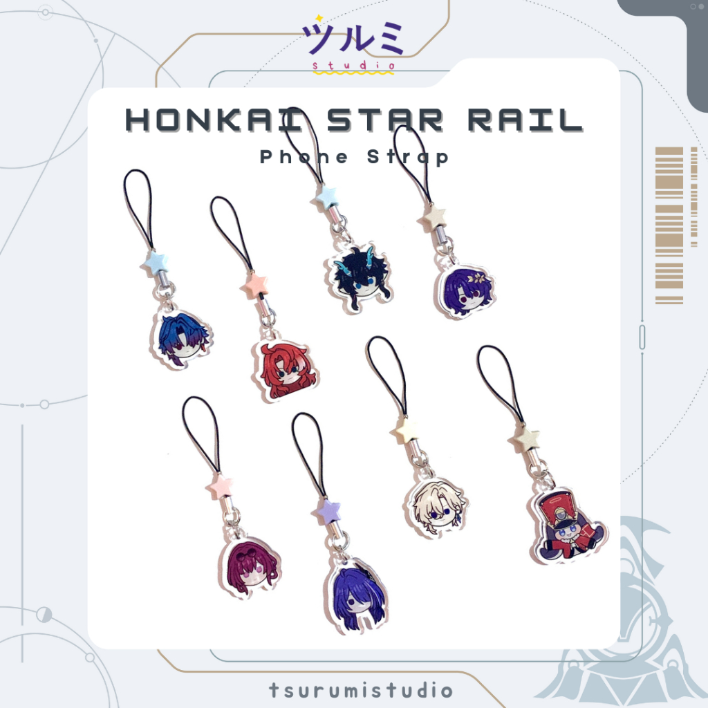 Jual HSR Honkai Star Rail Phone Strap / Phone Charm / Gantungan ...