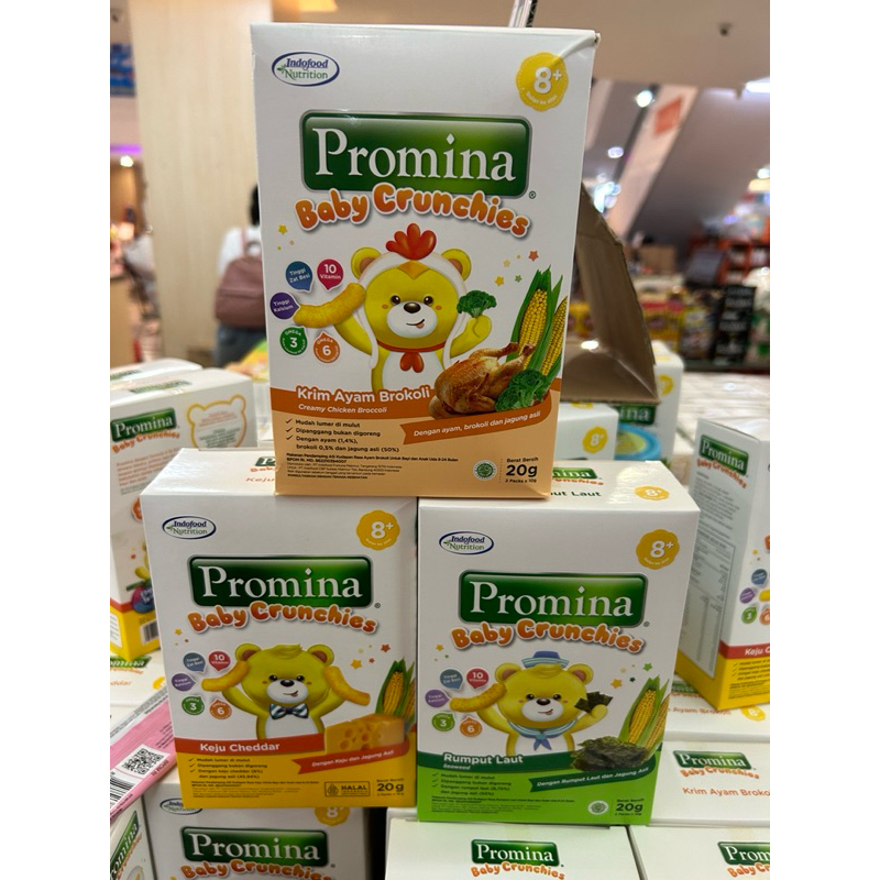Jual PROMINA baby Crunchies 20gram aneka rasa | Shopee Indonesia