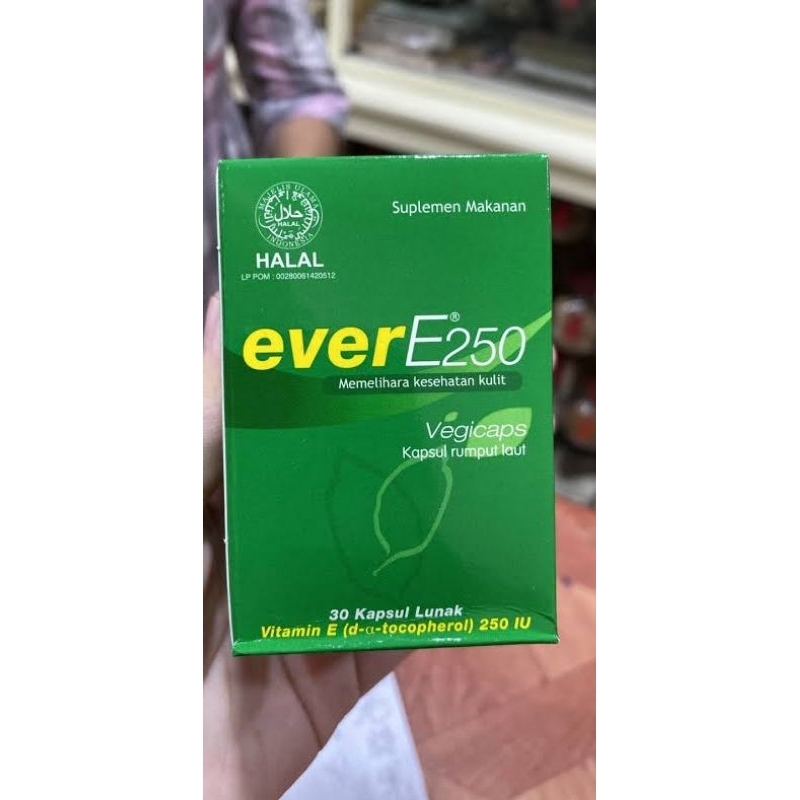 Jual Ever E 250 IU 30 Kapsul - Suplemen Vitamin E | Shopee Indonesia