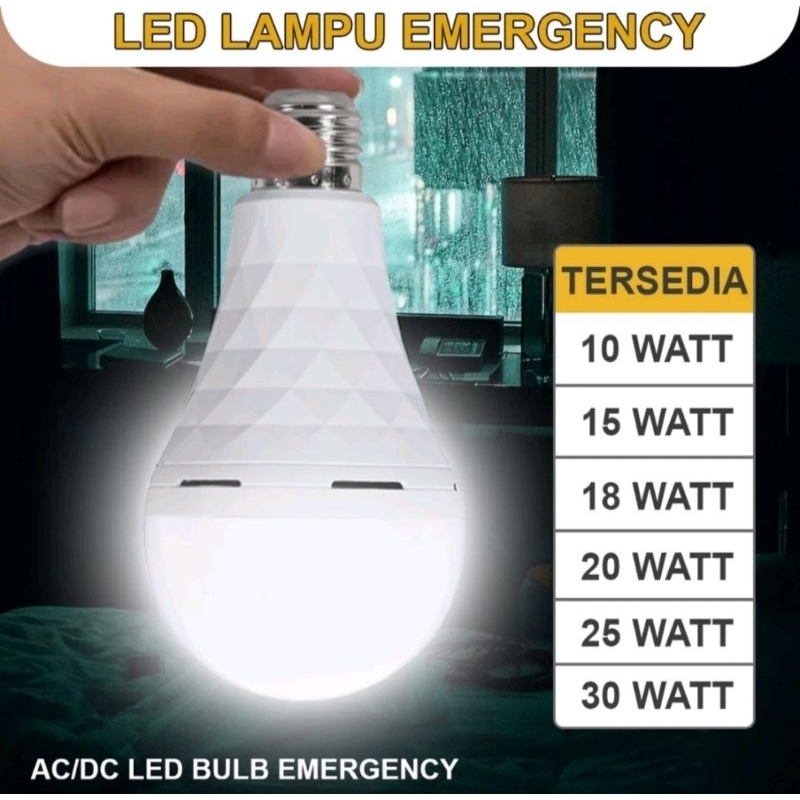 Jual LAMPU EMERGENCY LED BULB 10Watt,15 Watt Dan 20 WATT | Shopee Indonesia