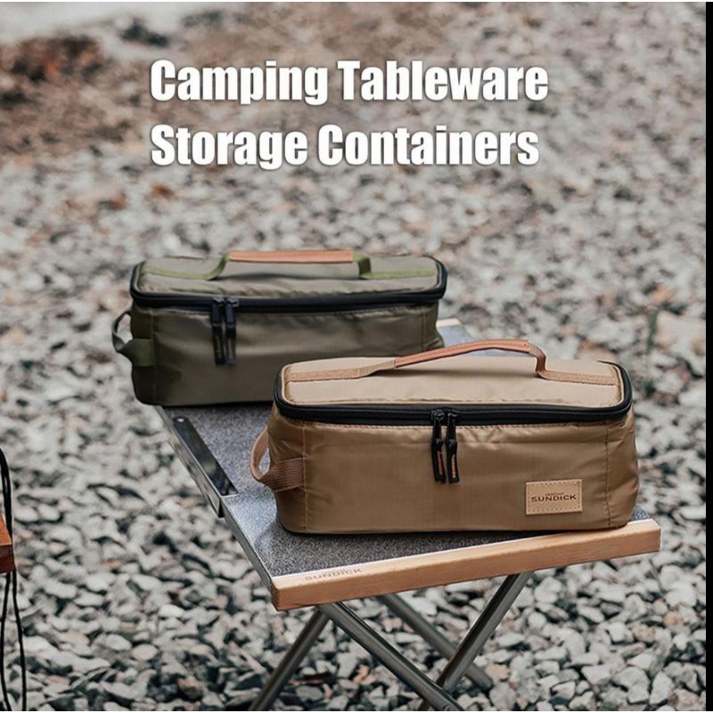 Jual Tas jinjing penyimpanan alat camping / camping tableware storage ...