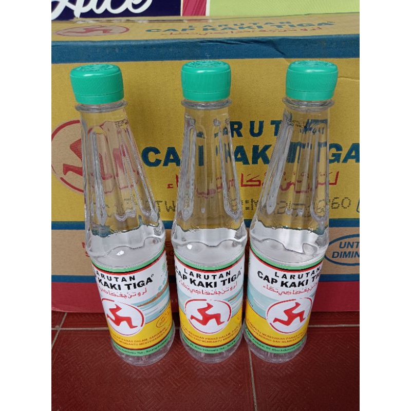 Jual Larutan Cap Kaki Tiga Botol 200 ML 1 Dus | Shopee Indonesia
