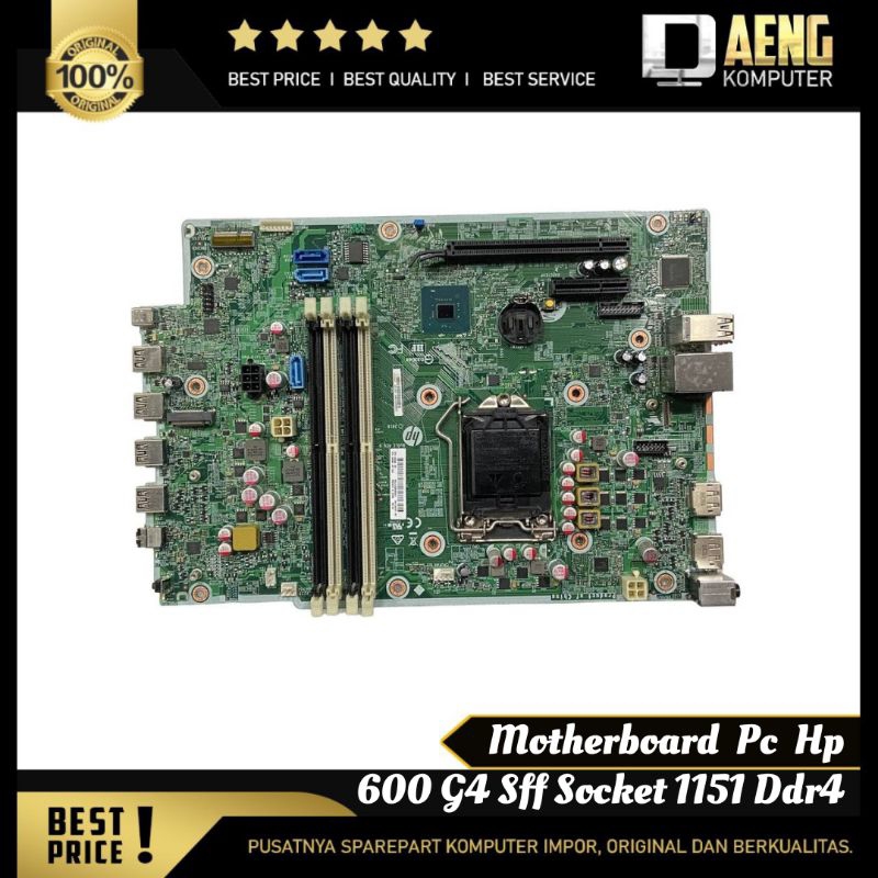 Jual Motherboard Mainboard Mobo PC Built Up HP Prodesk 600 G4 SFF ...