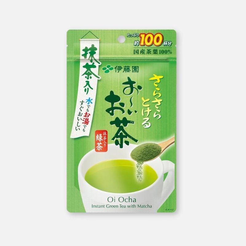 Jual ITOEN Oi Ocha Japanese Green Tea powder, instant green tea with ...