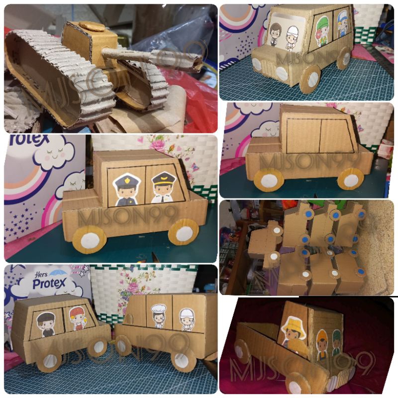 Jual Kreasi Mobil Kardus SBDP Kelas 3 Random | Shopee Indonesia