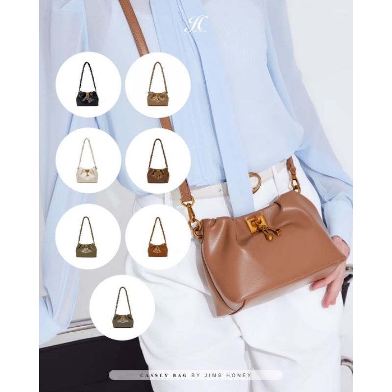 Jual Cassey sling bag jims honey tas selempang kulit wanita ready stock termurah terlaris cod ...