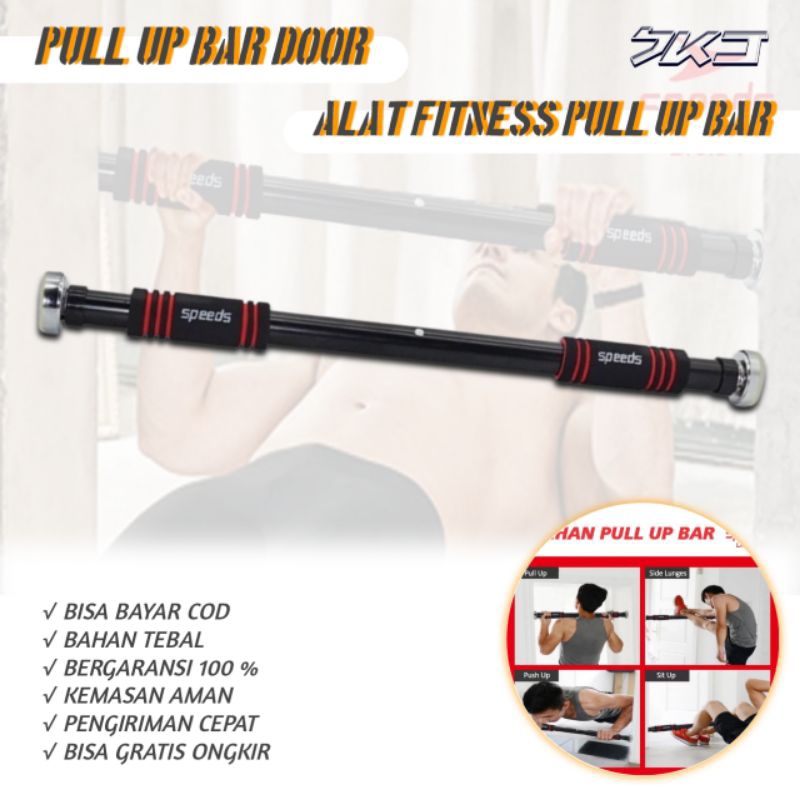 Jual Alat Olahraga Fitness Gym Pullup Bar Chin Up Pull Up Doorway ...