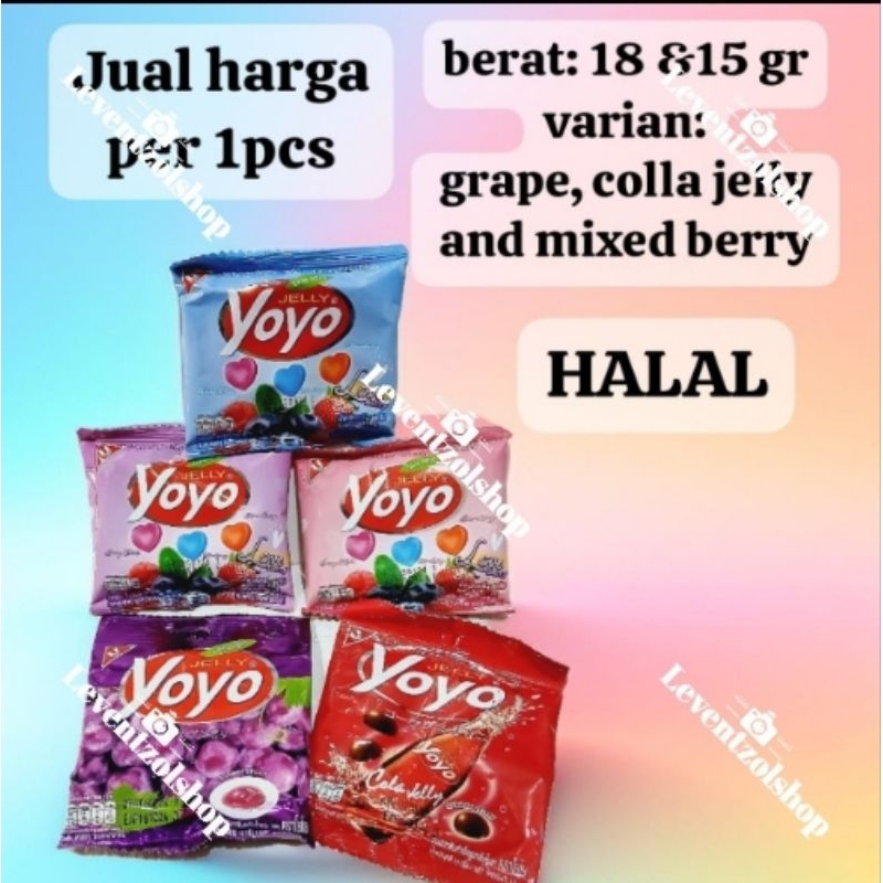 Jual YOYO GUMMY JELLY CANDY// ORIGINAL THAILAND | Shopee Indonesia