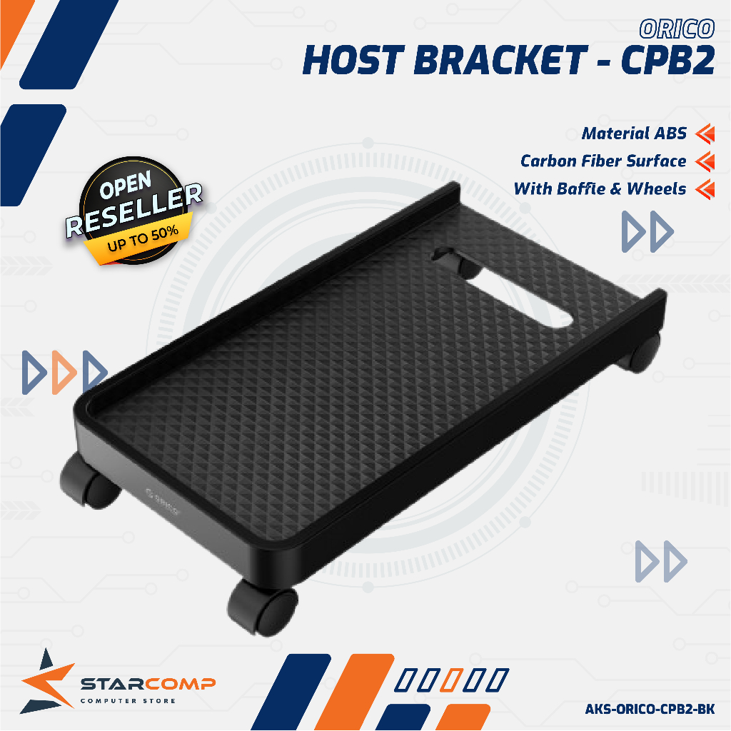 Jual Orico CPB2 Computer Host Bracket with Wheels/ Alas CPU Komputer ...