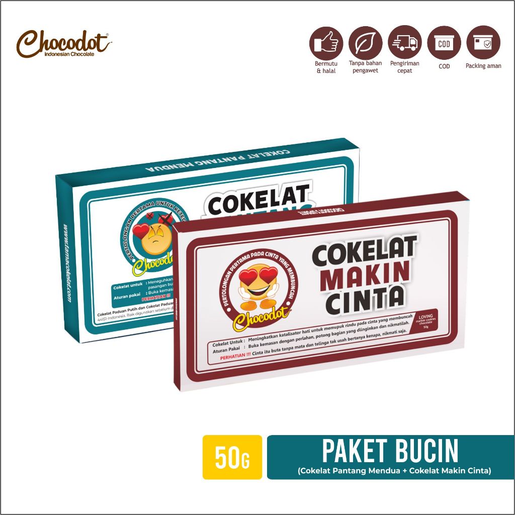 Jual Coklat Chocodot Mood Series Paket Bucin - Coklat Makin Cinta ...