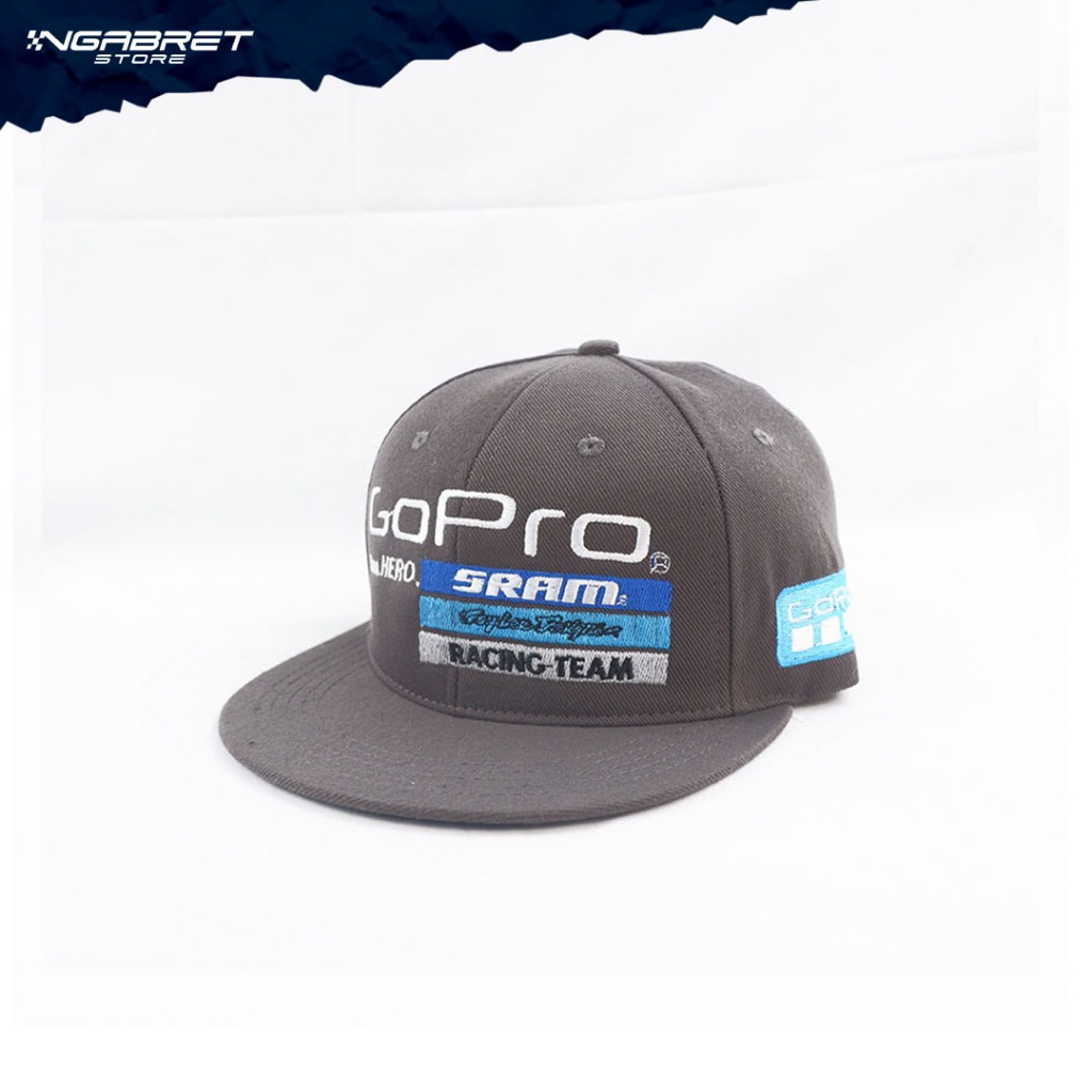 Jual TOPI SANPBACK RACING / GOPRO SRAM PUTIH BIRU / TPHBR03-GRAY ...