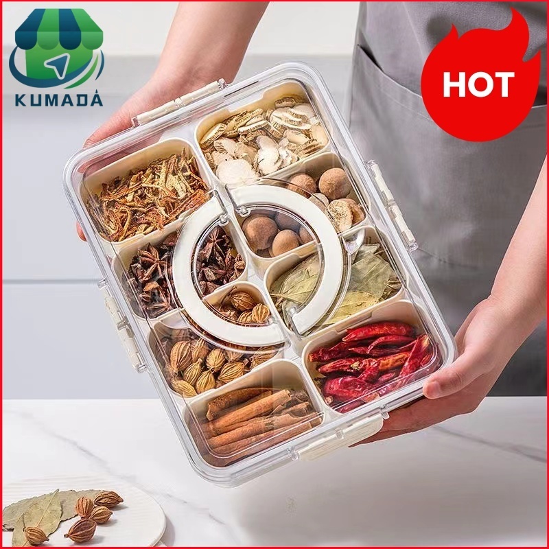 Jual Kotak Penyimpanan Makanan Ringan Wadah Penyimpanan Makanan Bumbu ...