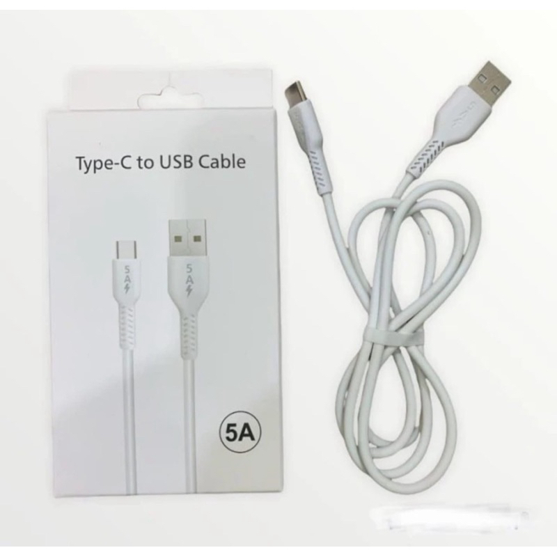 Jual Kabel Data Type C 5A Cable Support Fast Charging 60w Kabel Casan ...