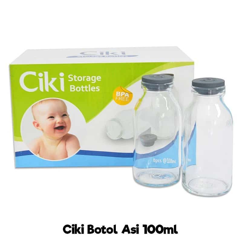 Jual Botol ASI Kaca100ml dan Botol ASI / Breastmilk Glass Bottle /Jus ...
