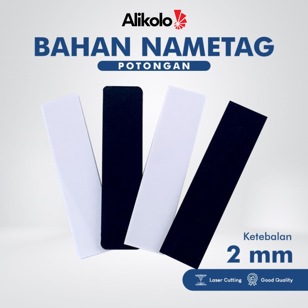 Jual Bahan Name Tag / Nametag / Papan Nama Dada bahan akrilik polos ...