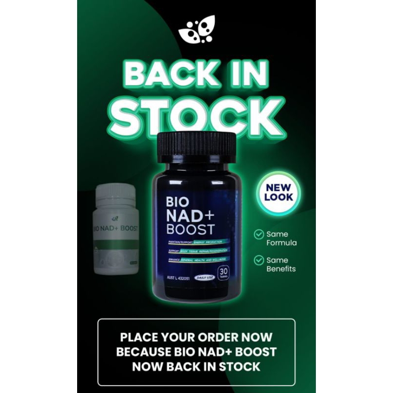 Jual Bio NAD+ Boost Biogreen from Australia isi 30tablets | Shopee ...