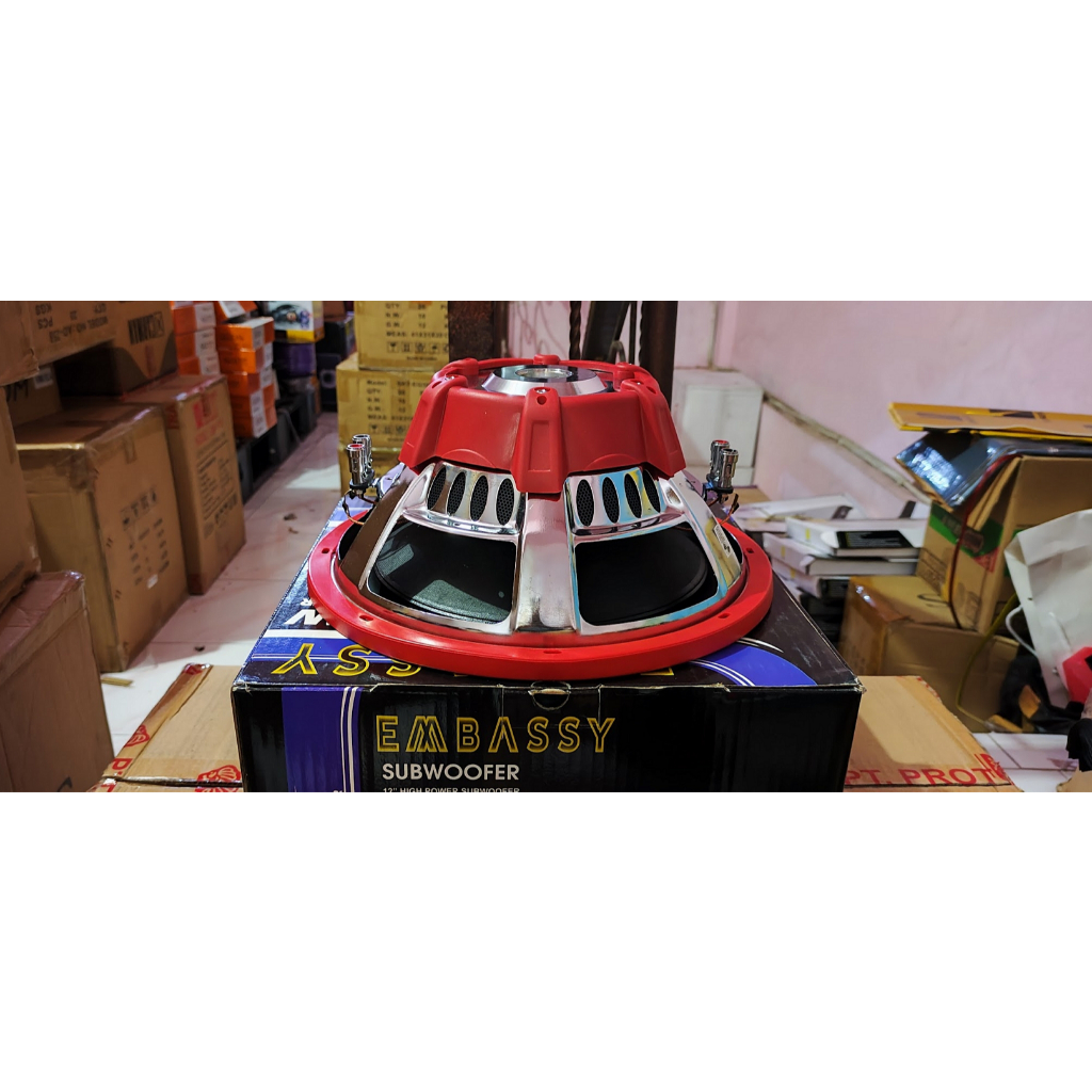 Jual SUBWOOFER EMBASSY BADAK 12INCH DOBEL COILL 1000WATTT | Shopee ...