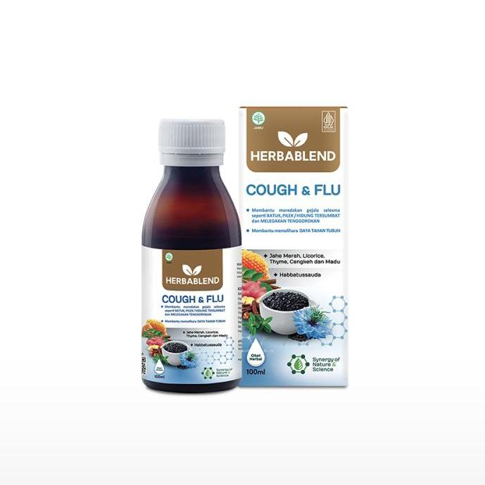 Jual HERBABLEND COUGH & FLU 100 ML | Shopee Indonesia