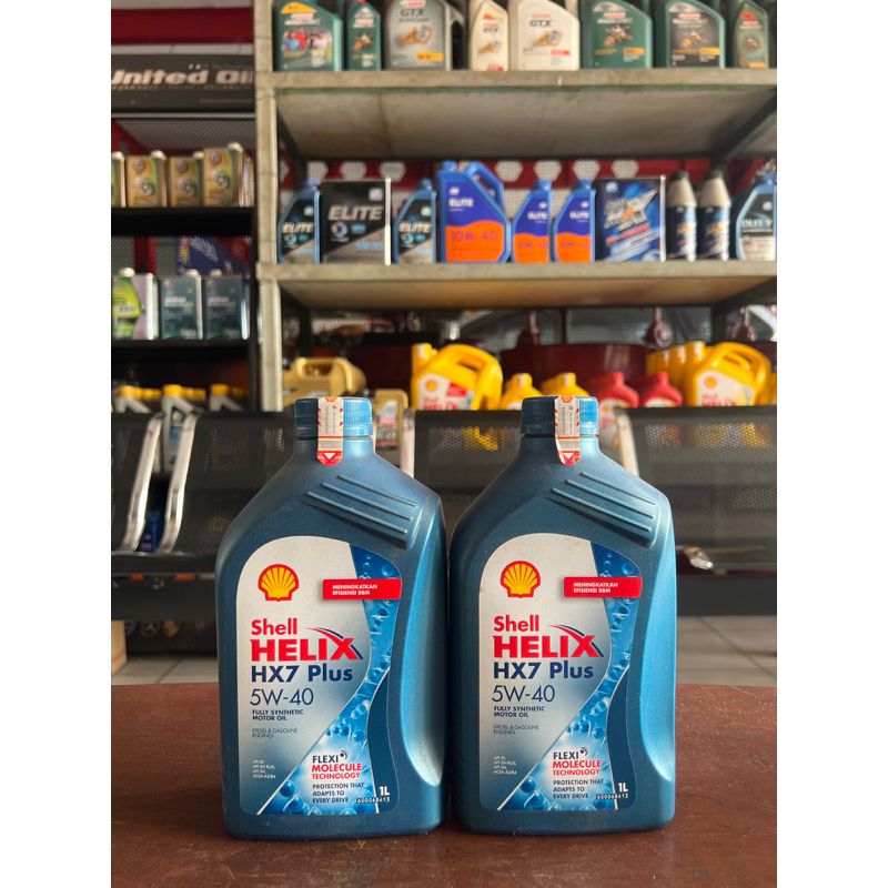 Jual Oli Shell HELIX HX7 Plus SAE 5w-40 Kemasan 1Lt | Shopee Indonesia